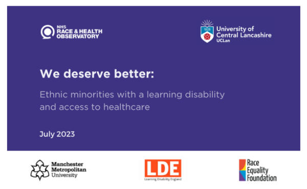 We deserve better: Ethnic minorities with a learning disability and ...